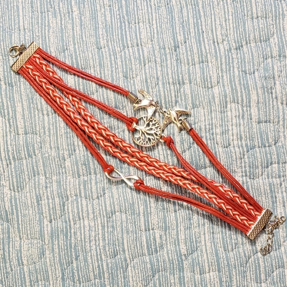 Jewelry | Vintage Leather Family Tree Braided Bracelet | Poshmark